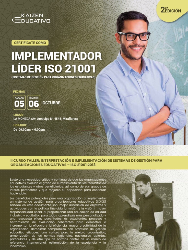 Iso 21001 2018 Ii Curso | PDF | Business