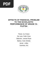 2 Local Review of Related Literature (RRL) On Financial Problems of ...