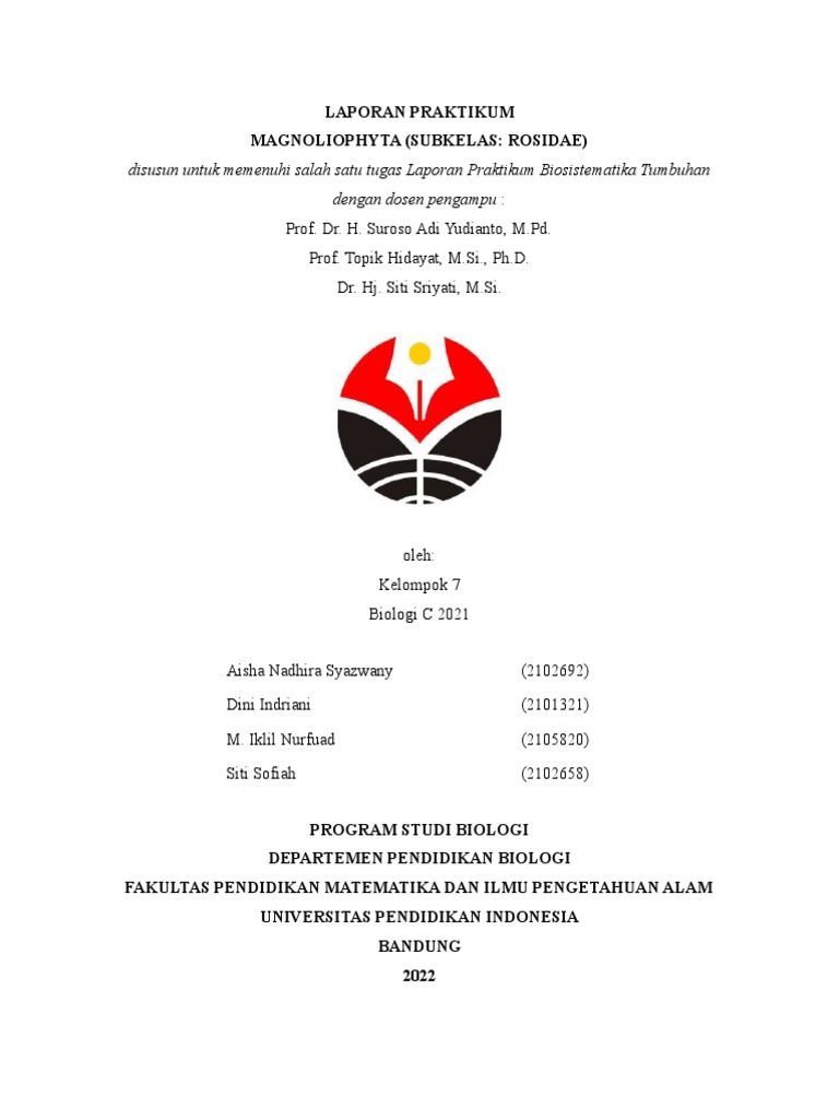 Kelompok 7C - Magnoliophyta (Subkelas Rosidae) | PDF