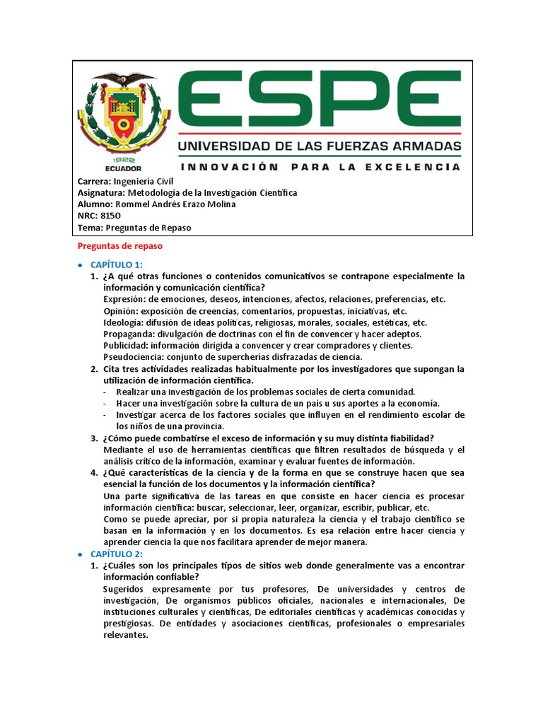 Preguntas de Repaso | PDF | Internet | Información