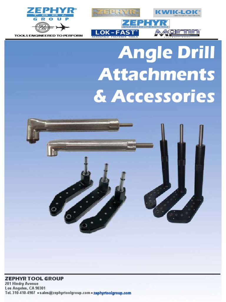 Zephyr Aerospace Tools v2 | PDF | Drill | Gear