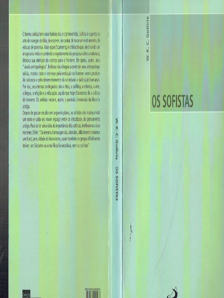 Os Sofistas | PDF