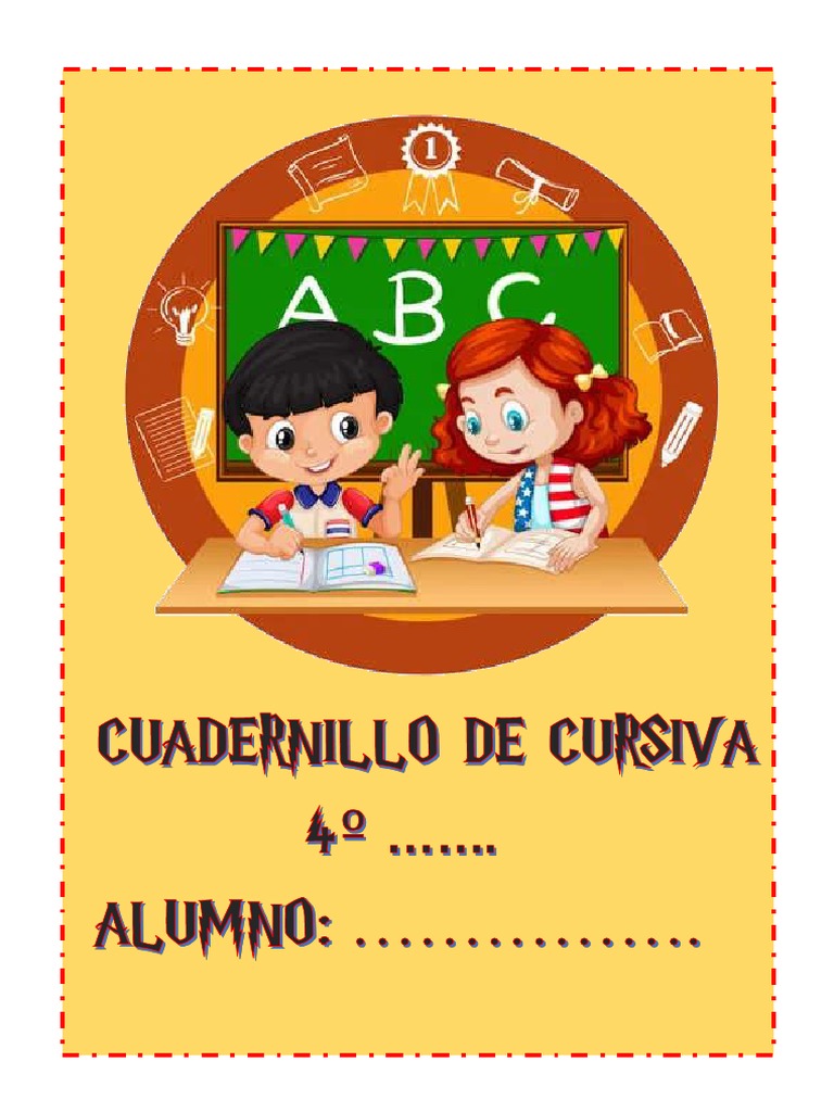 4º B Cuadernillo de Practicar Cursiva - 220920 - 115352 | PDF
