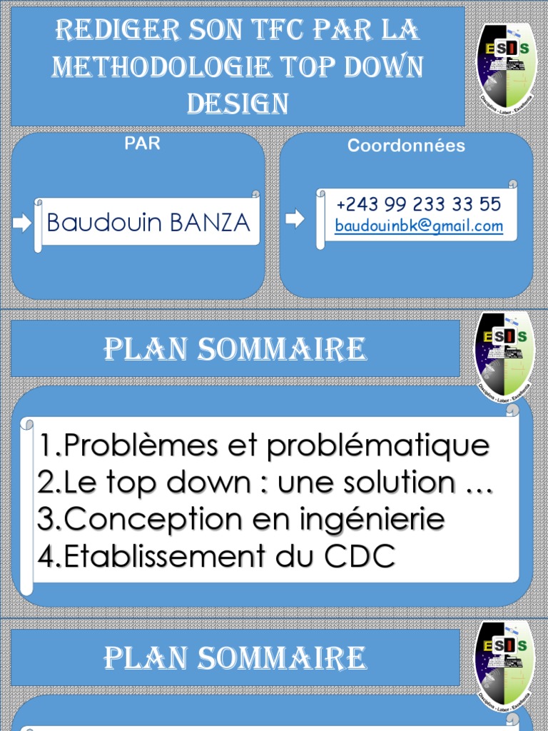 Diapo Top Down Par Ir Baudouin | PDF