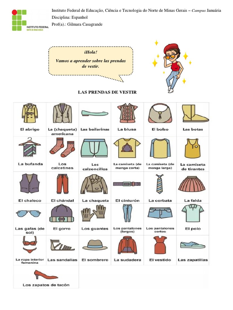 Ihola! Vamos A Aprender Sobre Las Prendas de Vestir | PDF | Camisa | Ropa