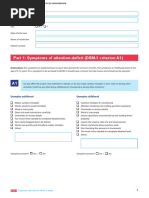 CAARS - Observer Report Short Version | PDF