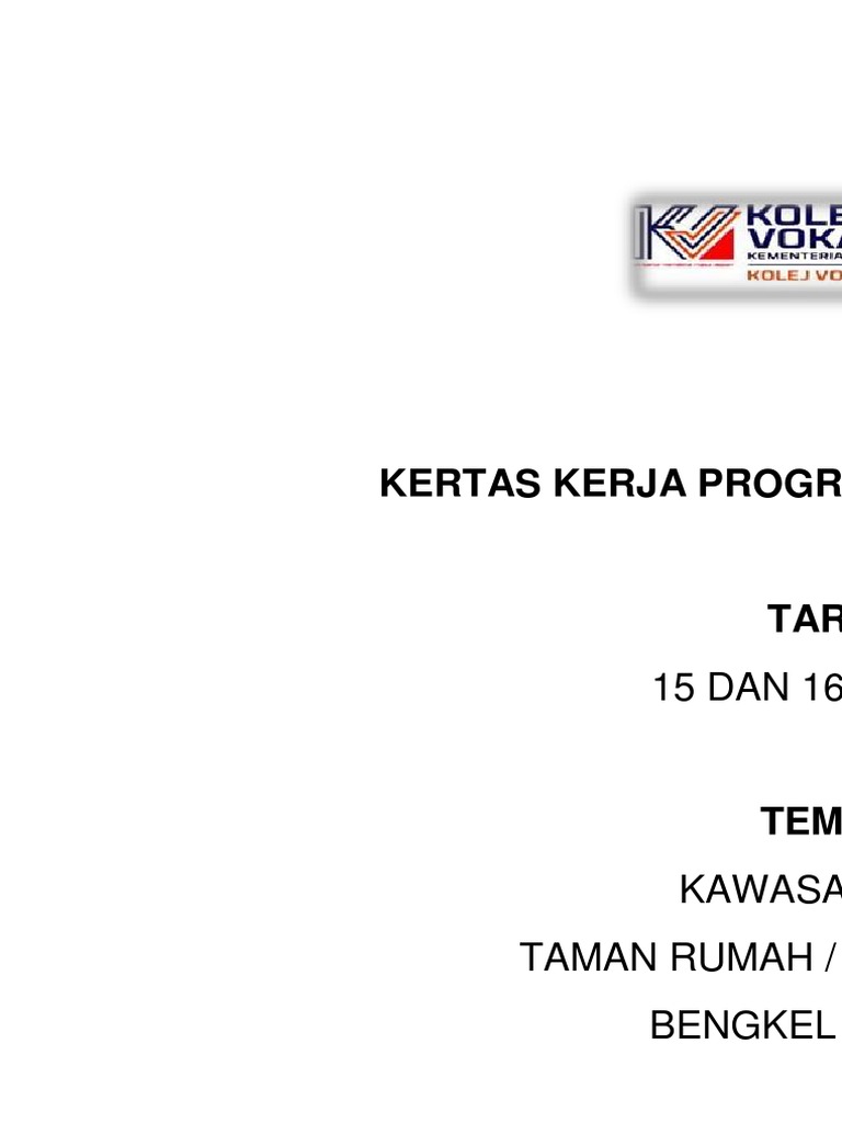 Kertas Kerja Program Khidmat Komuniti DHD | PDF