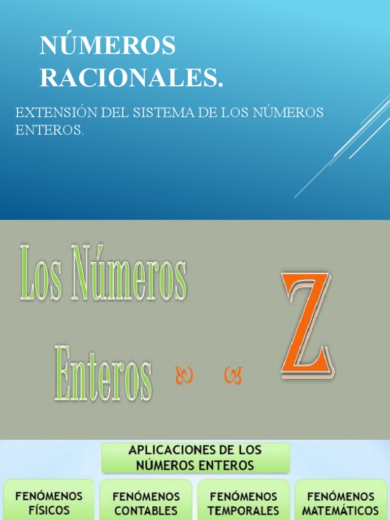 Introducción a Números Racionales | PDF | Número racional | Conjunto ...