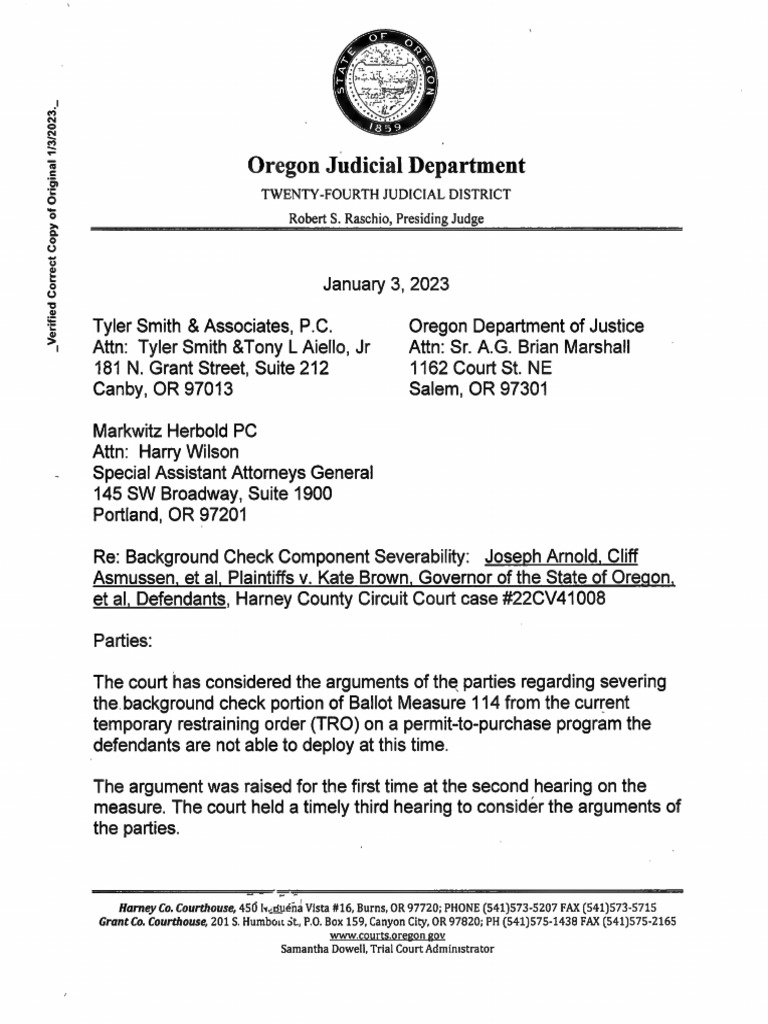 Opinion Letter - 1357159339 | PDF | Judiciaries | Lawsuit