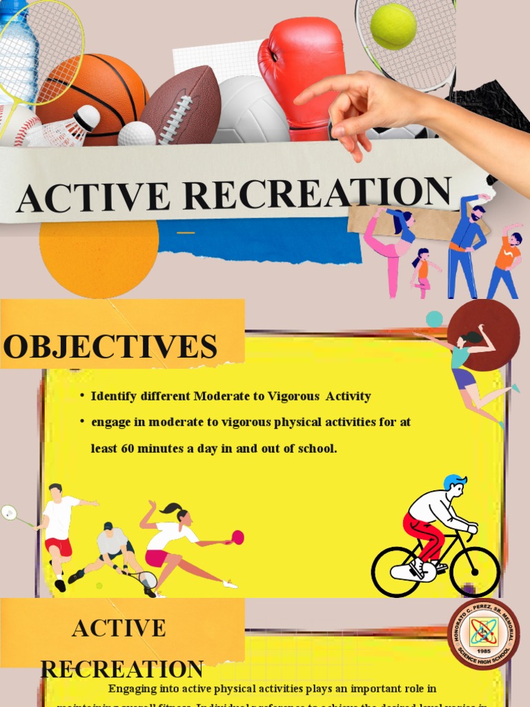 Mapeh 10 q2 P.E Active Recreation | PDF | Physical Fitness | Aerobic ...