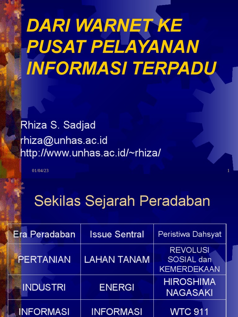 Transformasi Warnet ke Pusat Informasi | PDF