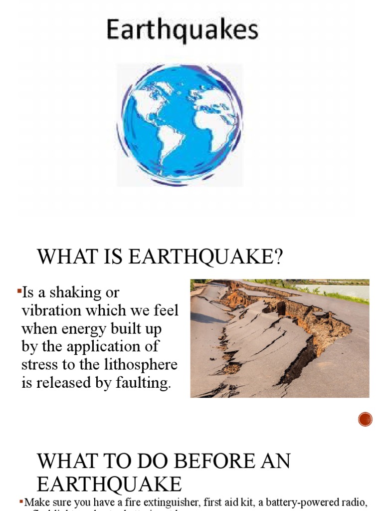 Earthquake | PDF