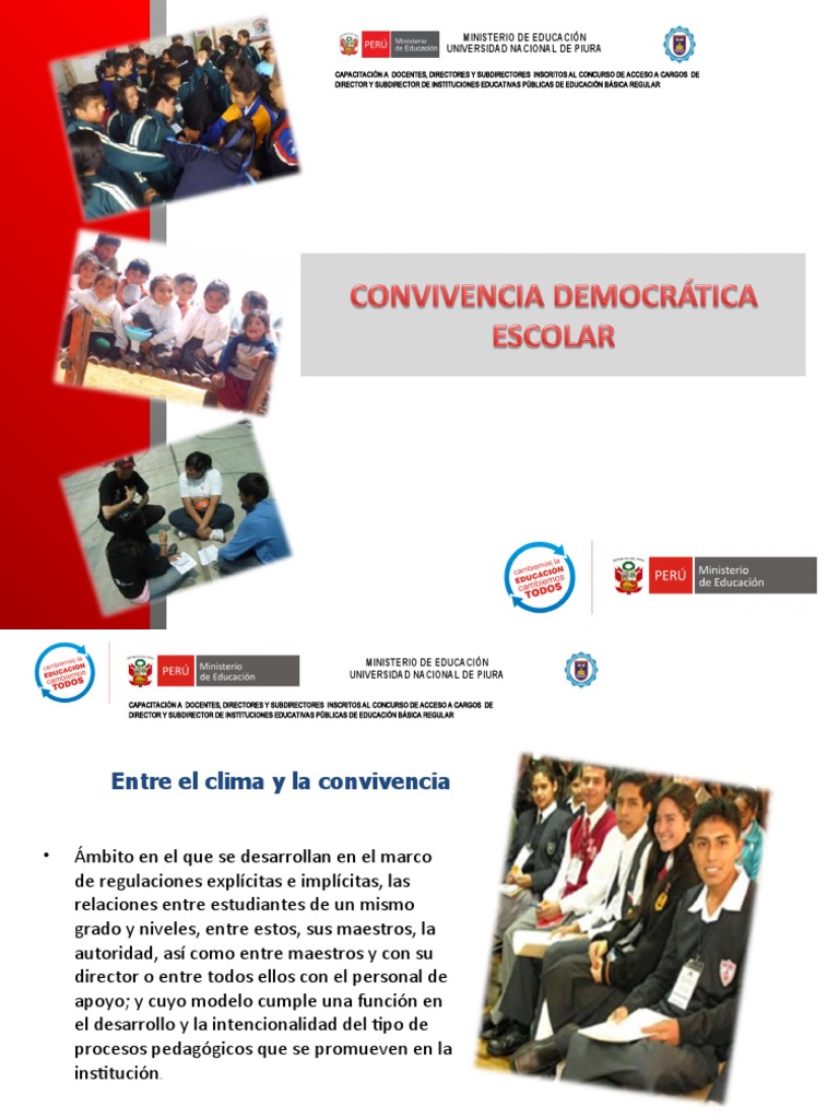 Convivencia Democratica | PDF | Método de enseñanza | Democracia