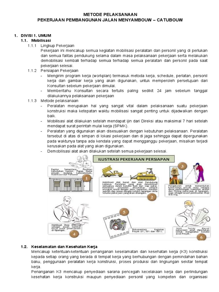 Metode Pekerjaan Jalan | PDF