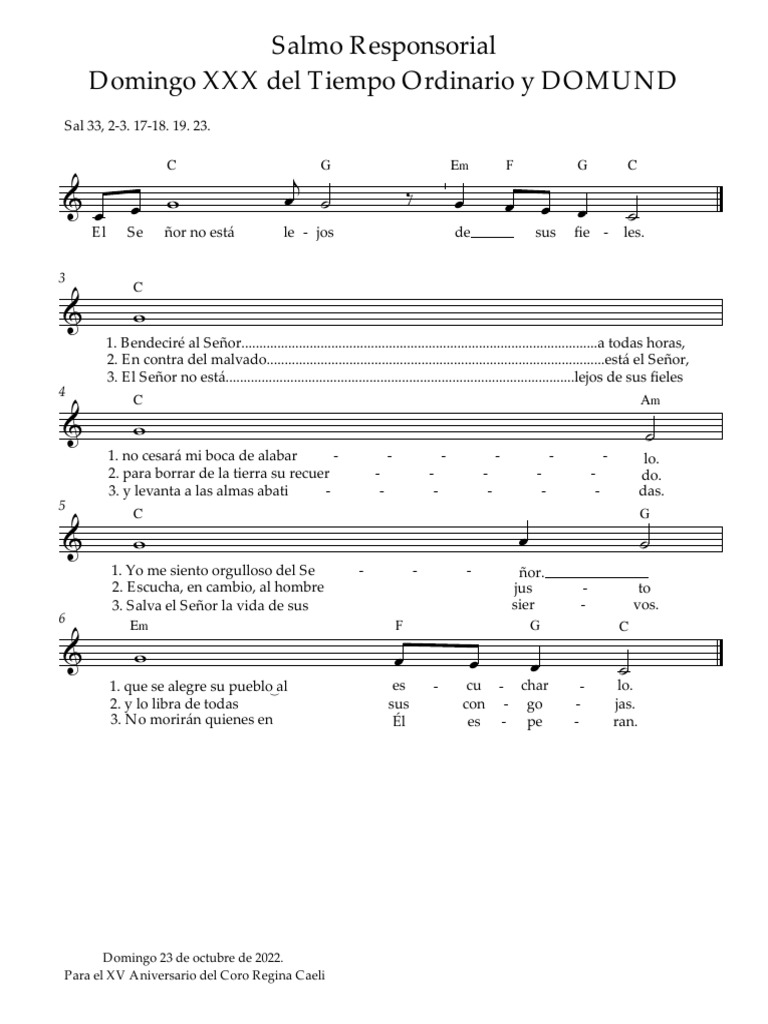 Salmo Responsorial | PDF | Libros de la Biblia hebrea | David
