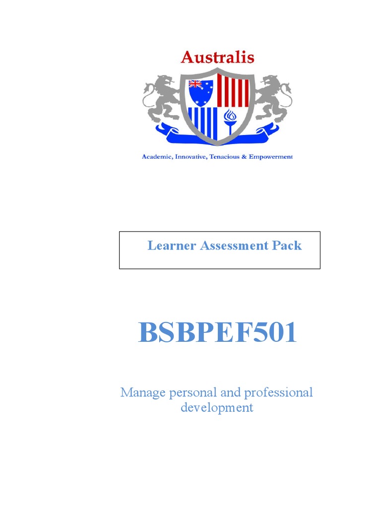 Bsbpef501 Lap F v1.1 | PDF | Disability | Learning