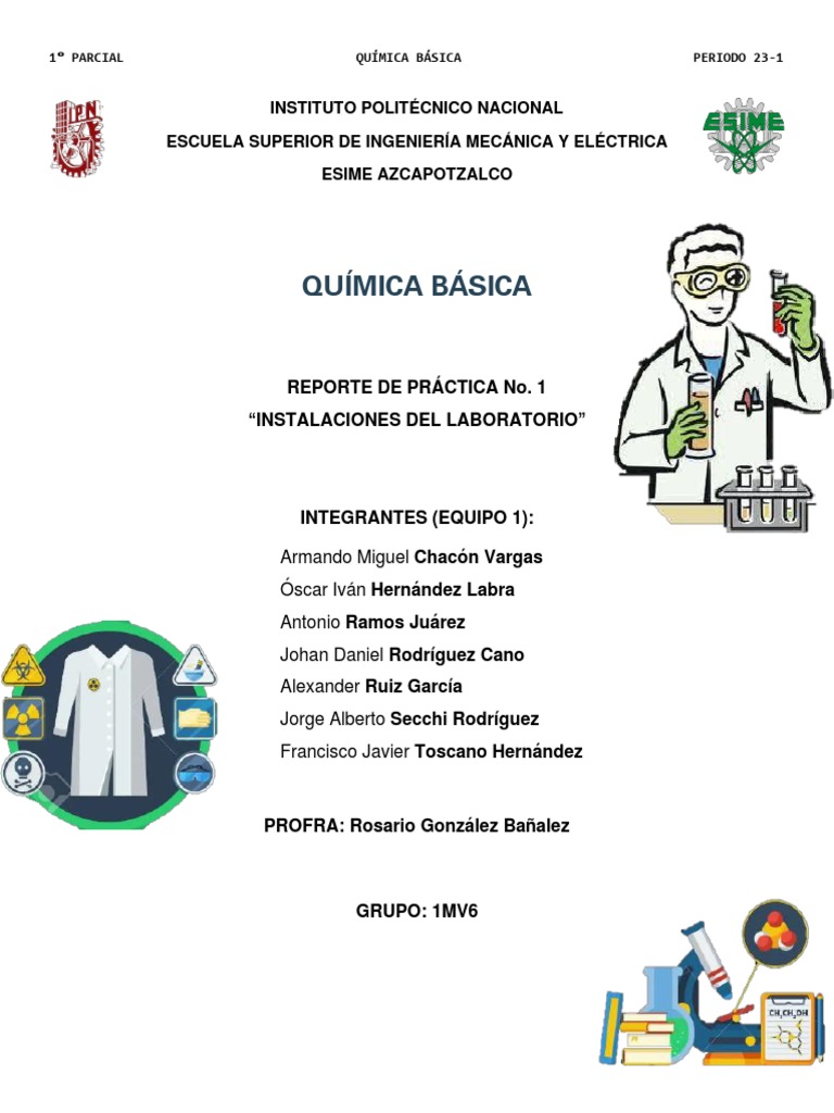 Reporte de la visita al laboratorio de Química | PDF | Laboratorios | Agua