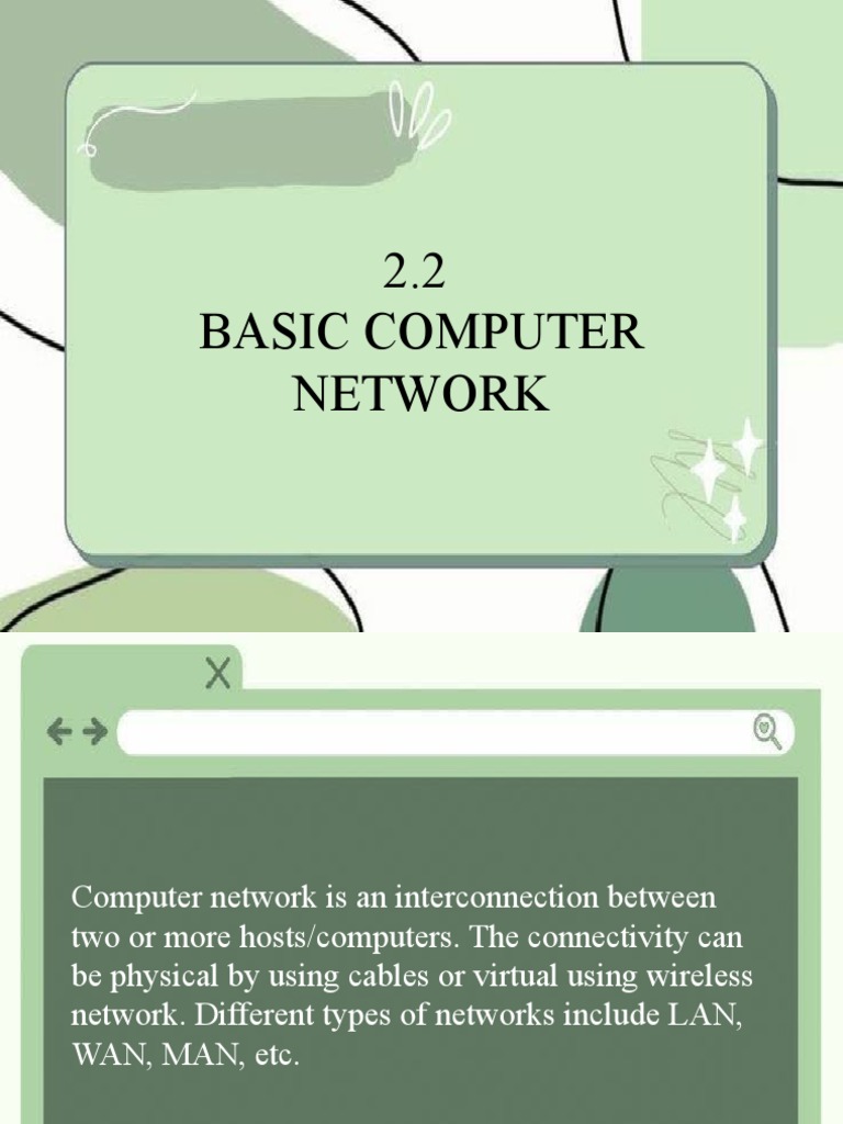 An Introduction to Basic Computer Network Components and Types Including LAN, WAN, and MAN ...