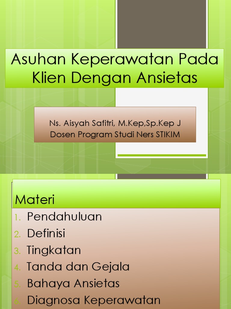 Askep Pada Ansietas CX | PDF