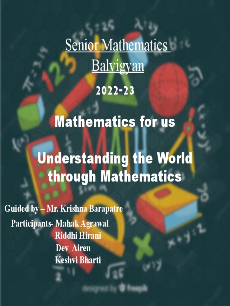 Math Bal Vigyan Best Presentation | PDF | Mathematics | Artificial ...