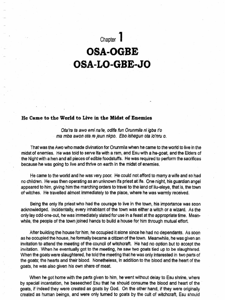 Osamaro Osa Ingls | PDF