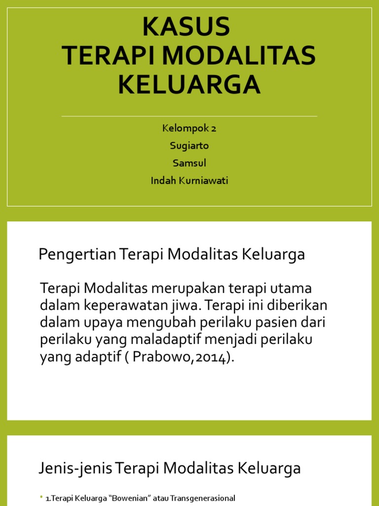 Kasus Terapi Keluarga Kel 2 | PDF