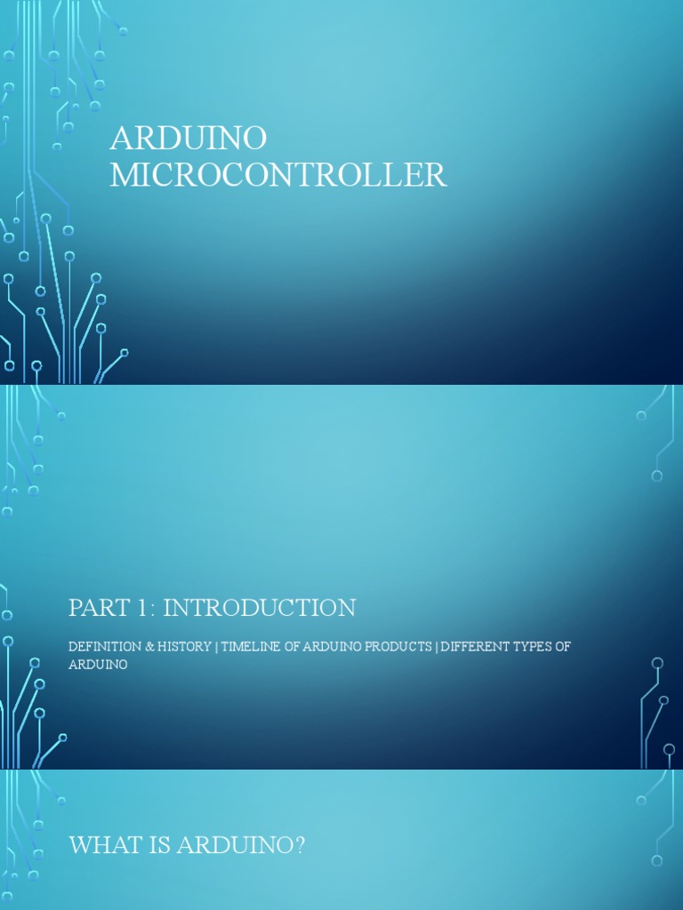 1 - Introduction To Arduino | PDF | Diode | Arduino