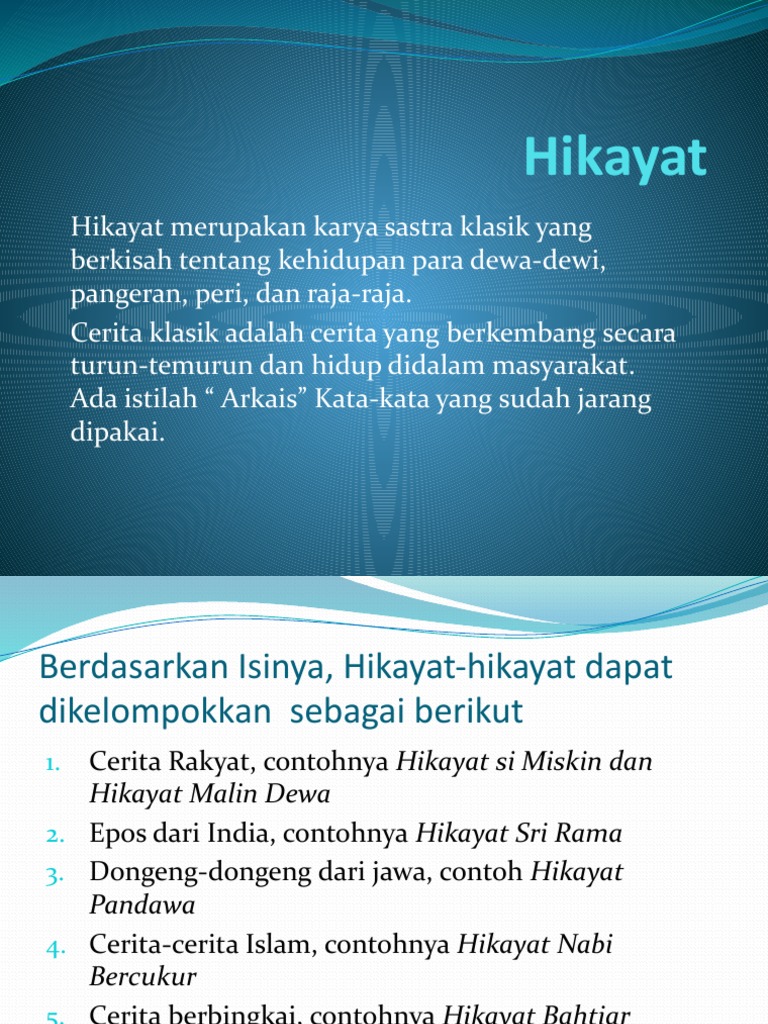 Materi Hikayat | PDF