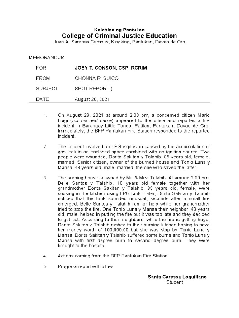 FINAL EXAM (Police Blotter) | PDF | Patrol | Public Safety