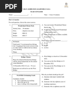 Uasa English Writing Part 6 and 7 | PDF