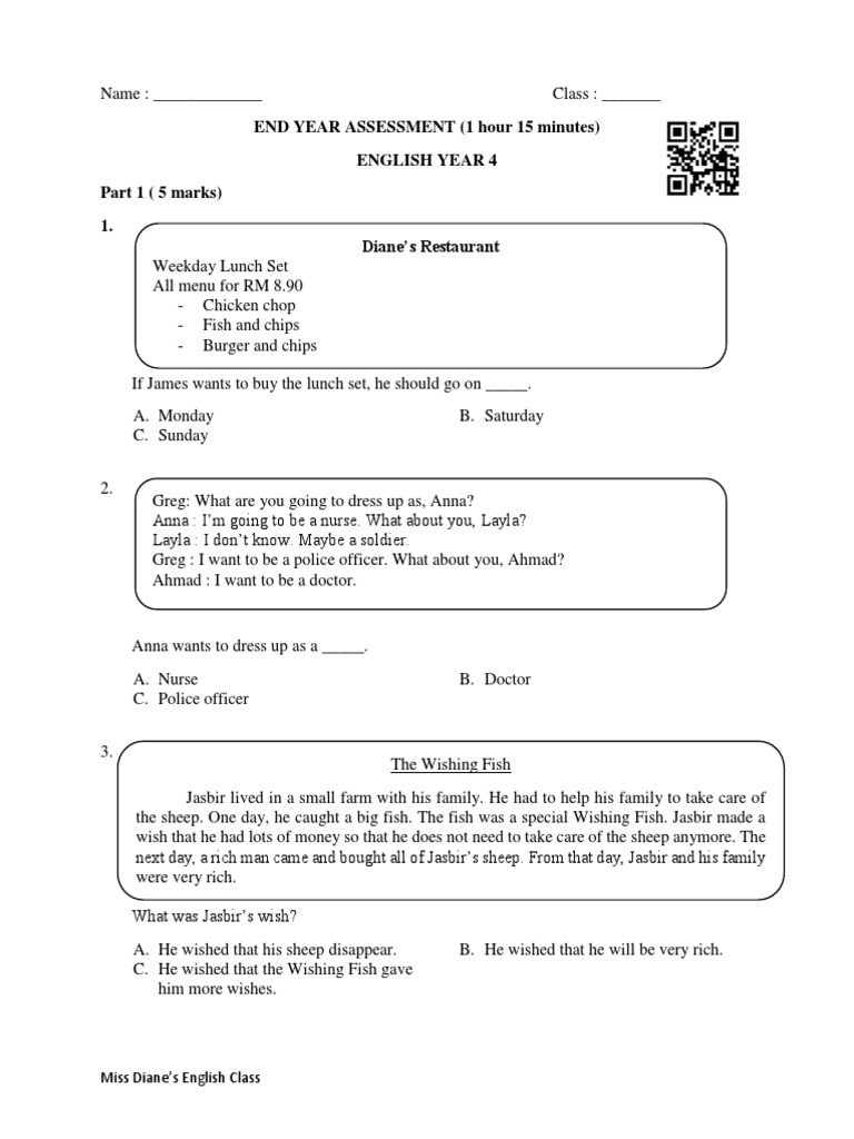 2022 Suggested UASA Year 4 Set 2 | PDF | Cuisine