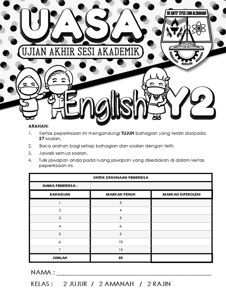 Uasa Year 2 | PDF | Softlines (Retail) | Clothing