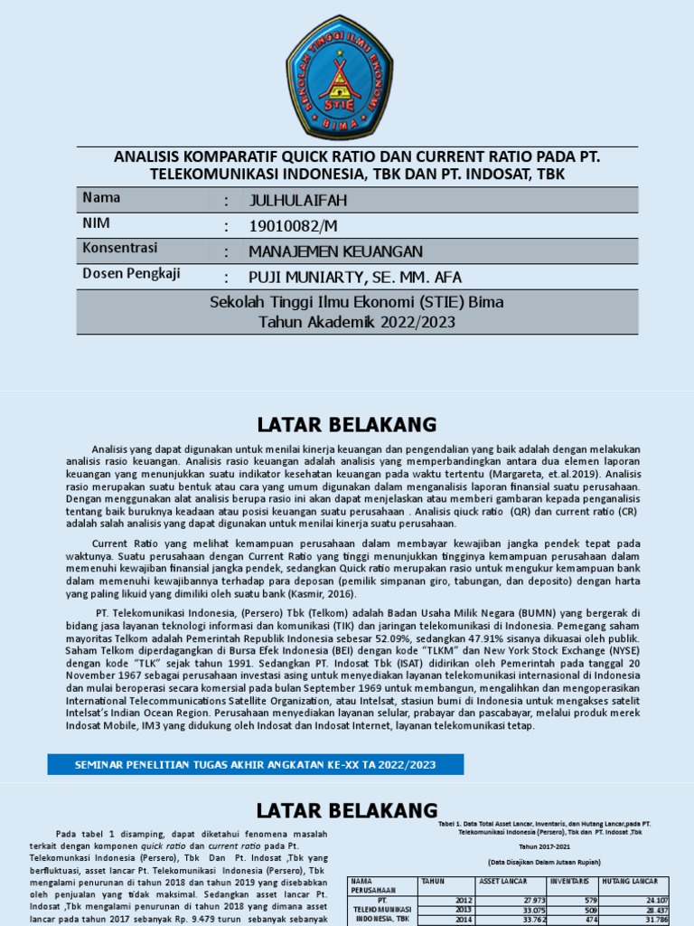 PPPT Seminar Judul Julhulaifah Rev | PDF