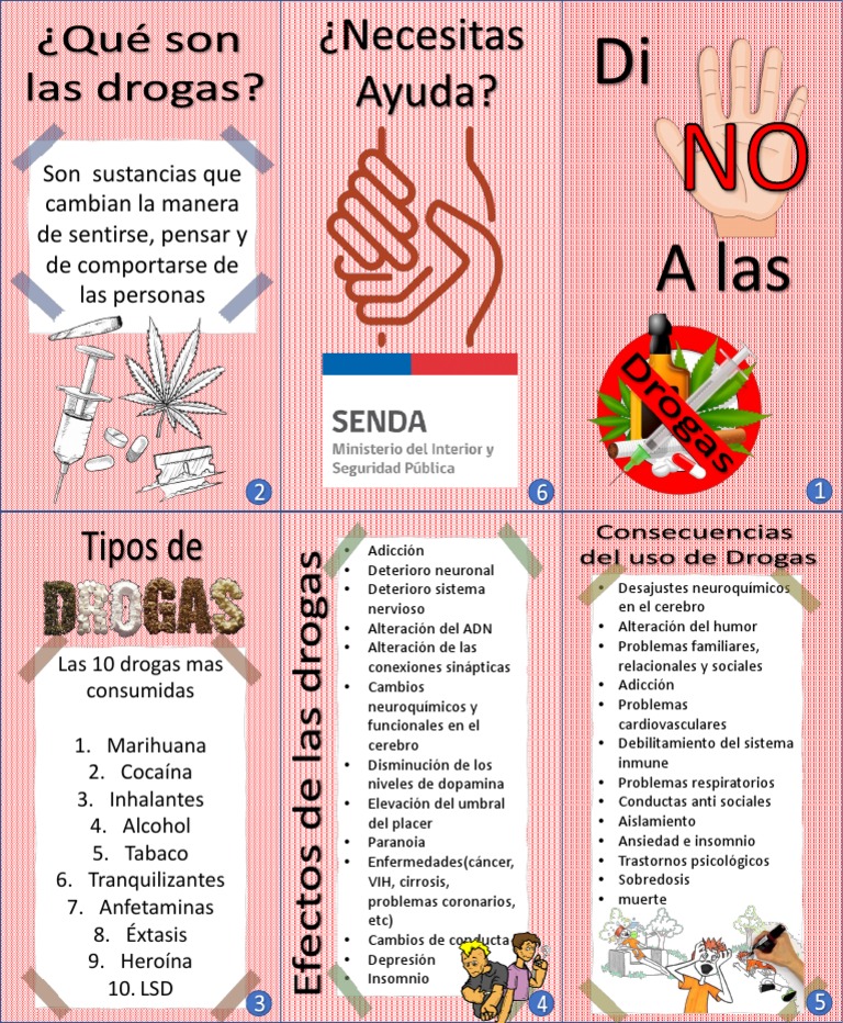 Triptico Drogas | PDF