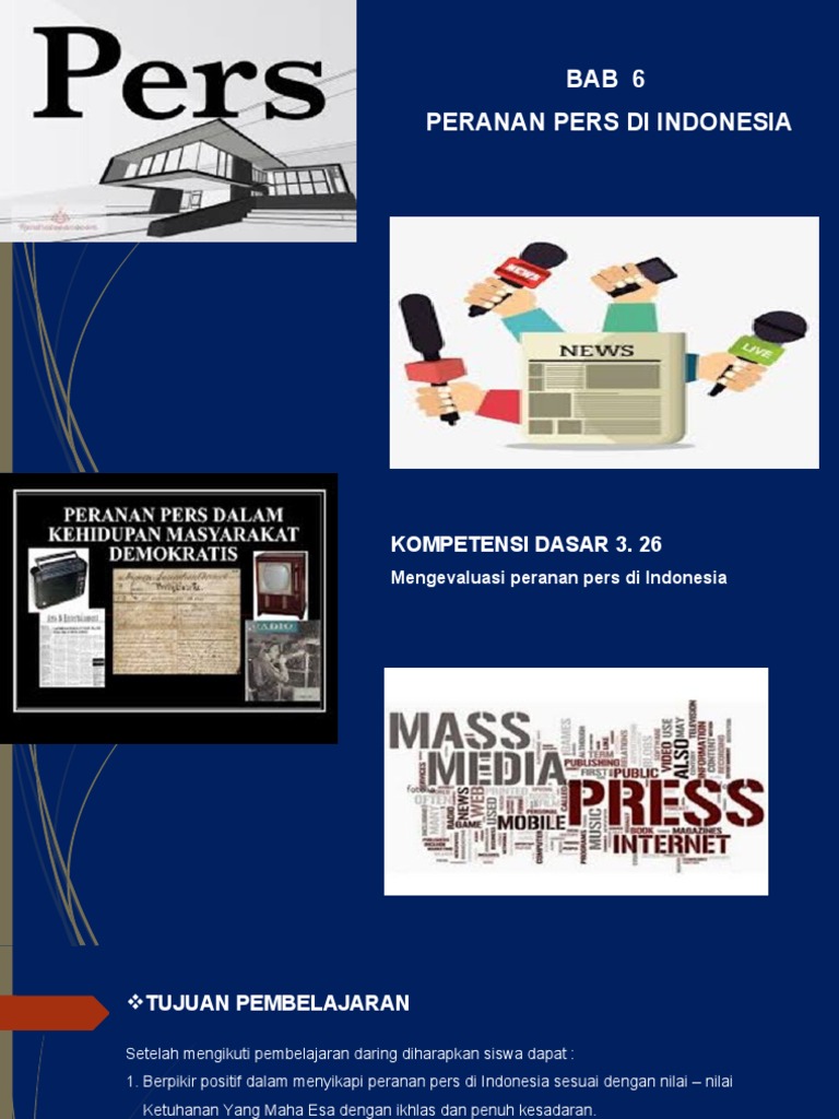 Bab 6, Peranan Pers Di Indonesia | PDF