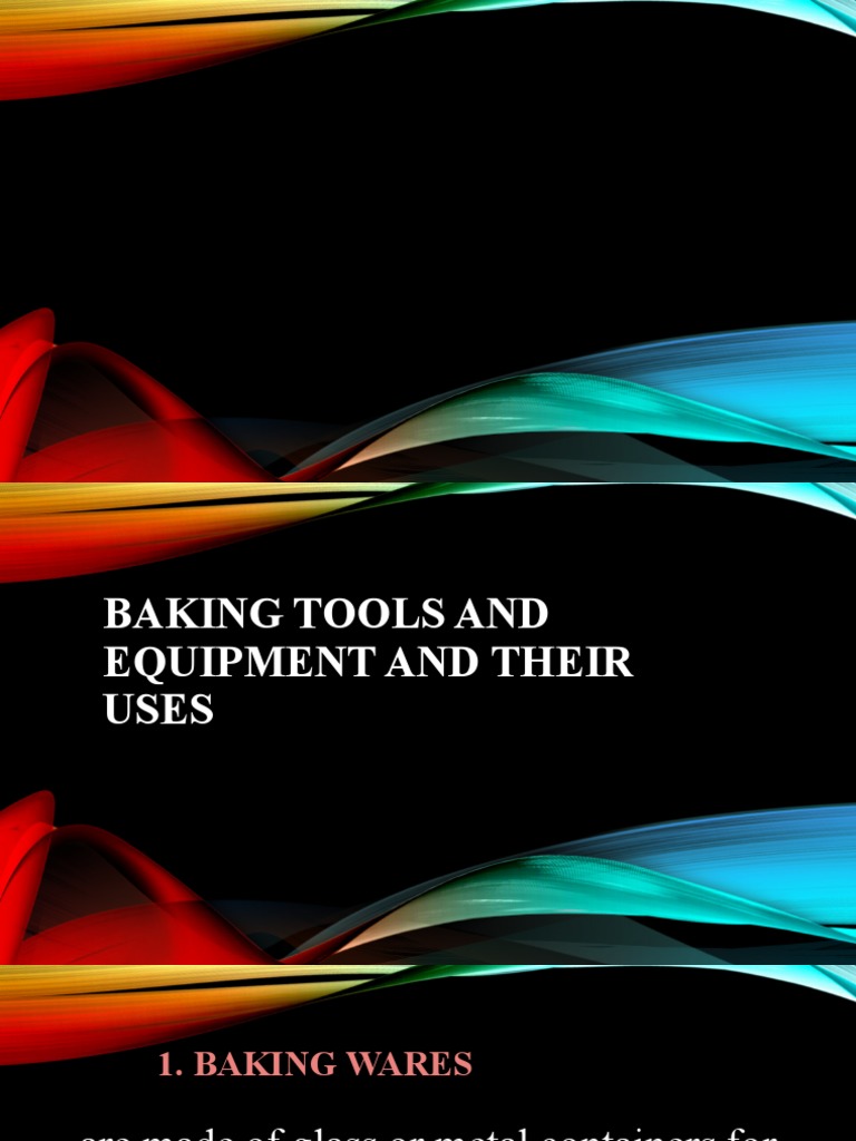 Baking Tools and Equipment and Their Uses | PDF | Oven | Baking
