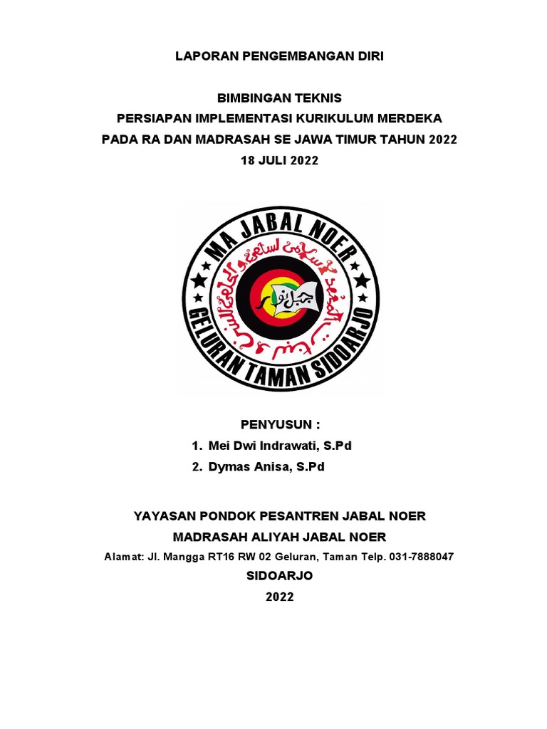 Laporan Bimtek Ikm | PDF