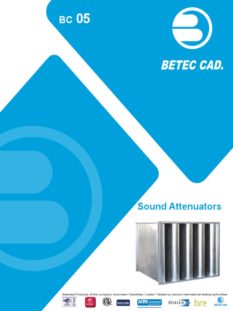 Sound Attenuator-AMCA-21-11-2020 | PDF | Duct (Flow)