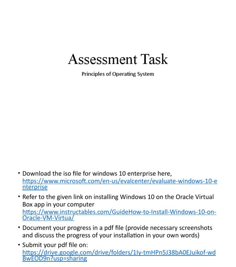 OS Assessment Task 1 | PDF