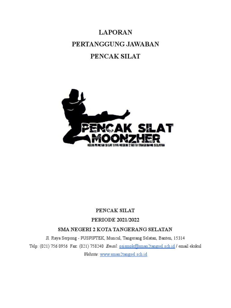 Format LPJ Ekskul Pencak Silat | PDF