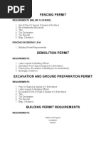 A. Requirements - Building Permit 2022 | PDF | Law | Home & Garden