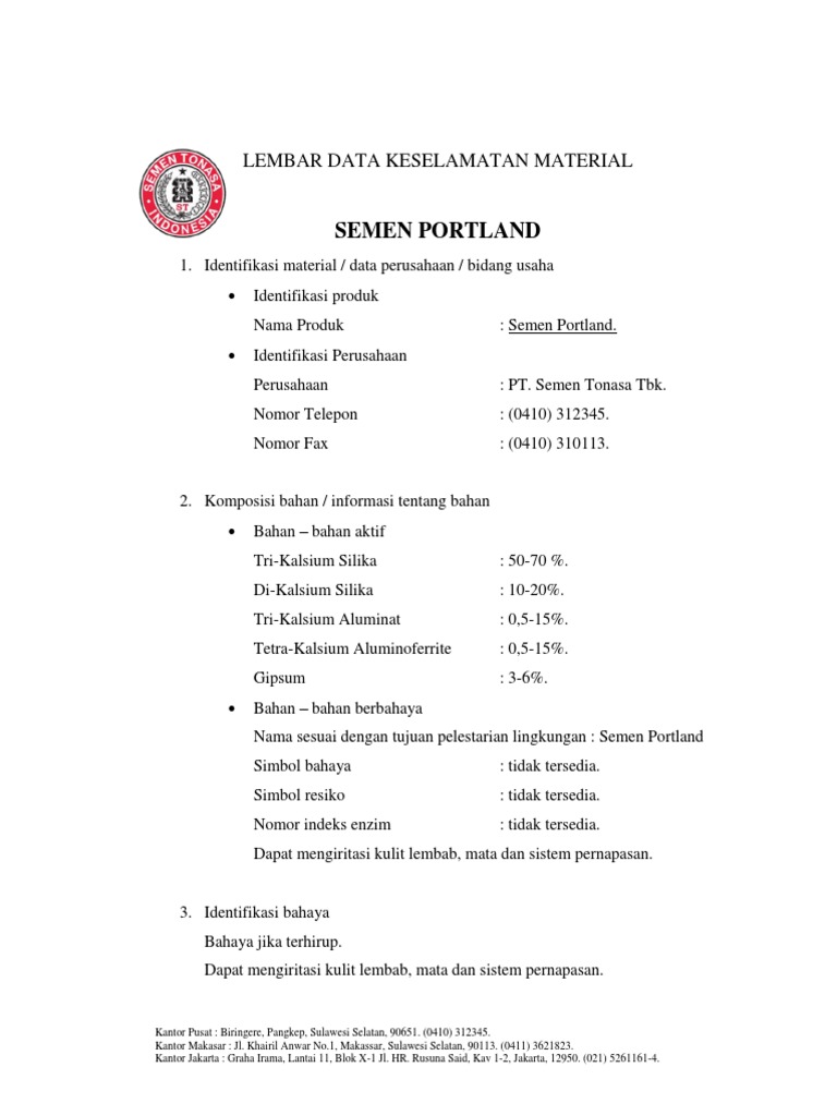 SEMEN Semen Tonasa | PDF