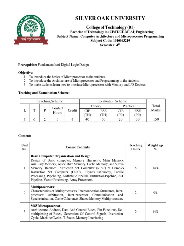 Computer Architecture Microprocessor Programming Pdf Central 2862
