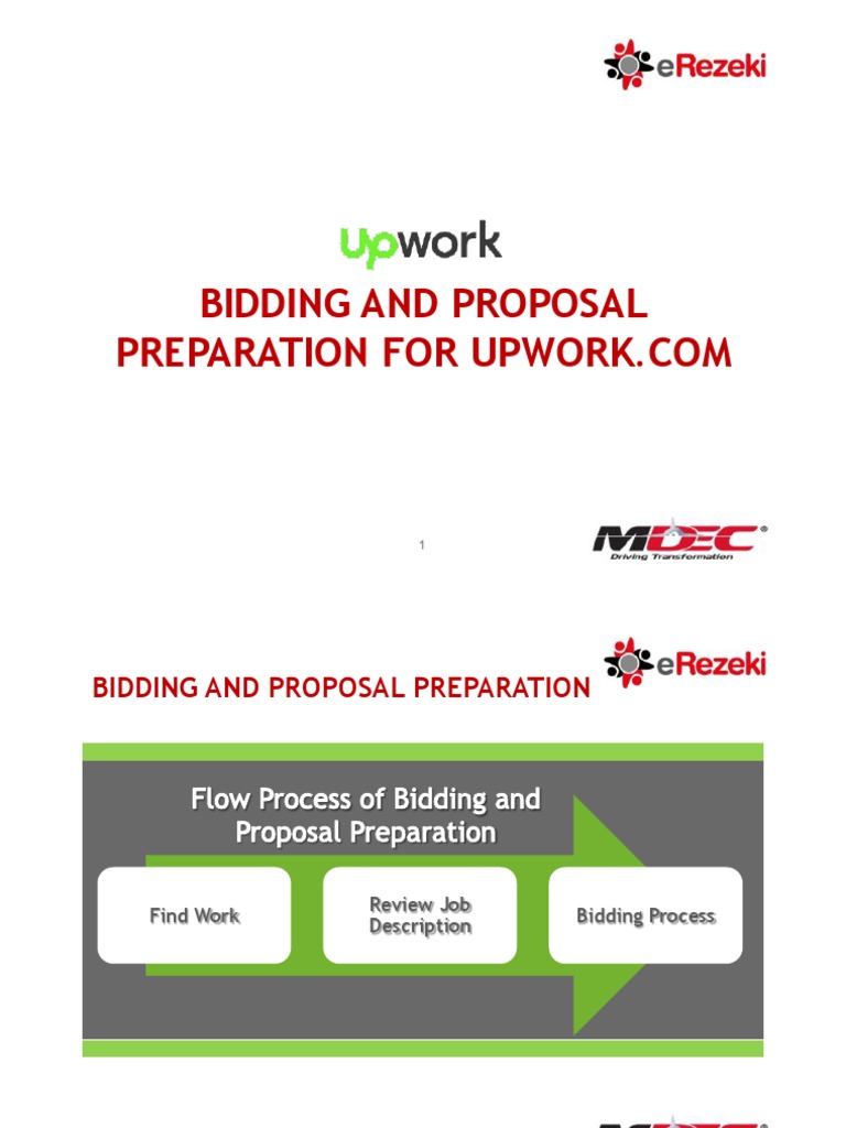 Upwork Bidding and Proposal Preparation | PDF