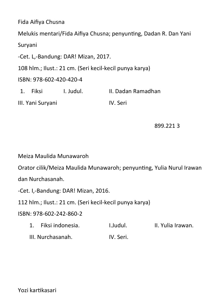 Fida Aifiya Chusna | PDF