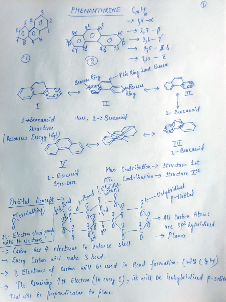 Haworth Synthesis (Phenanthrene) | PDF | Atomic | Physical Sciences