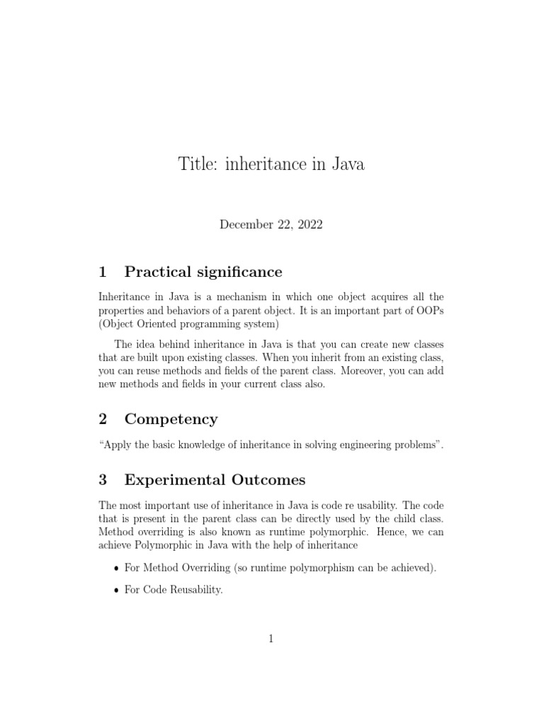 Assignment 3 Pdf Inheritance Object Oriented Programming Class Computer Programming