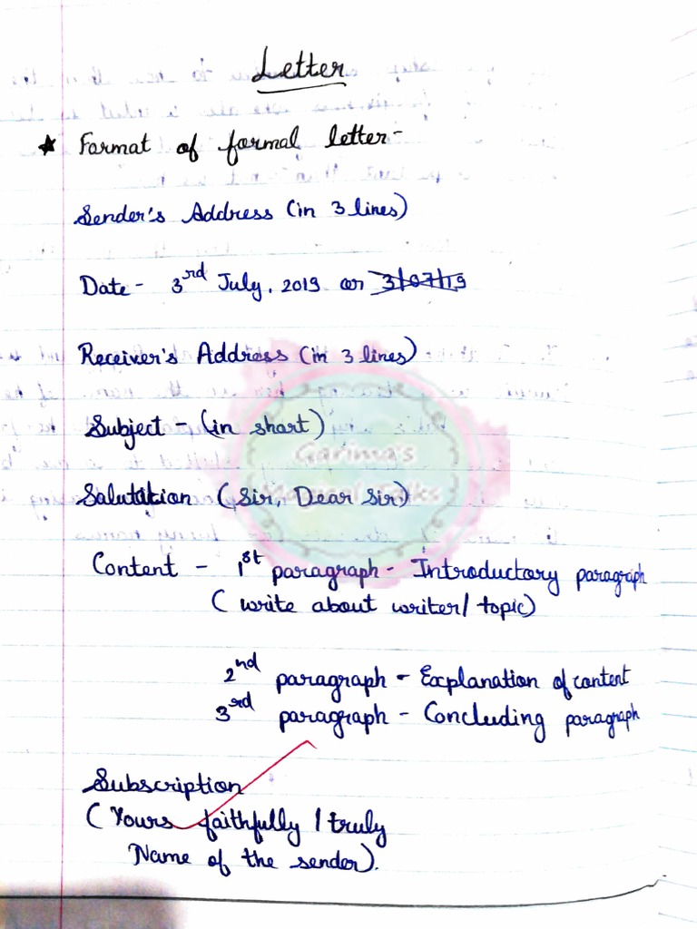 Letter Writing | PDF