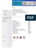 Sonax SDS | PDF | Dangerous Goods | Toxicity