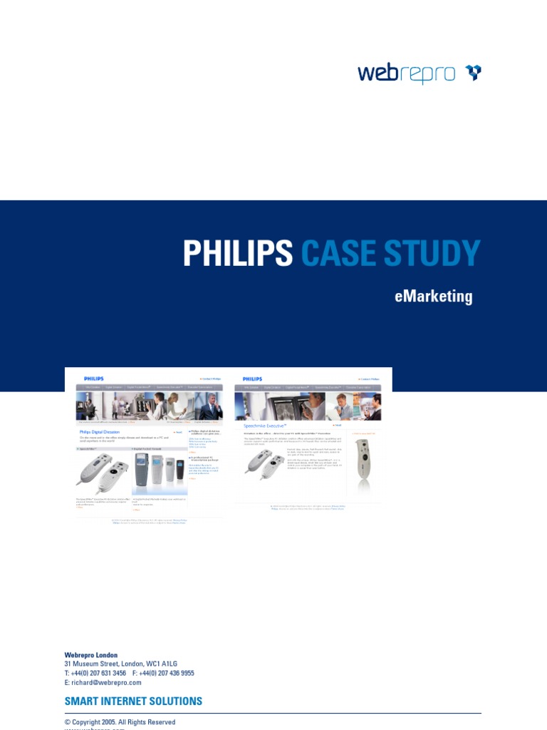 Philips Case Study | PDF | Philips | E Commerce